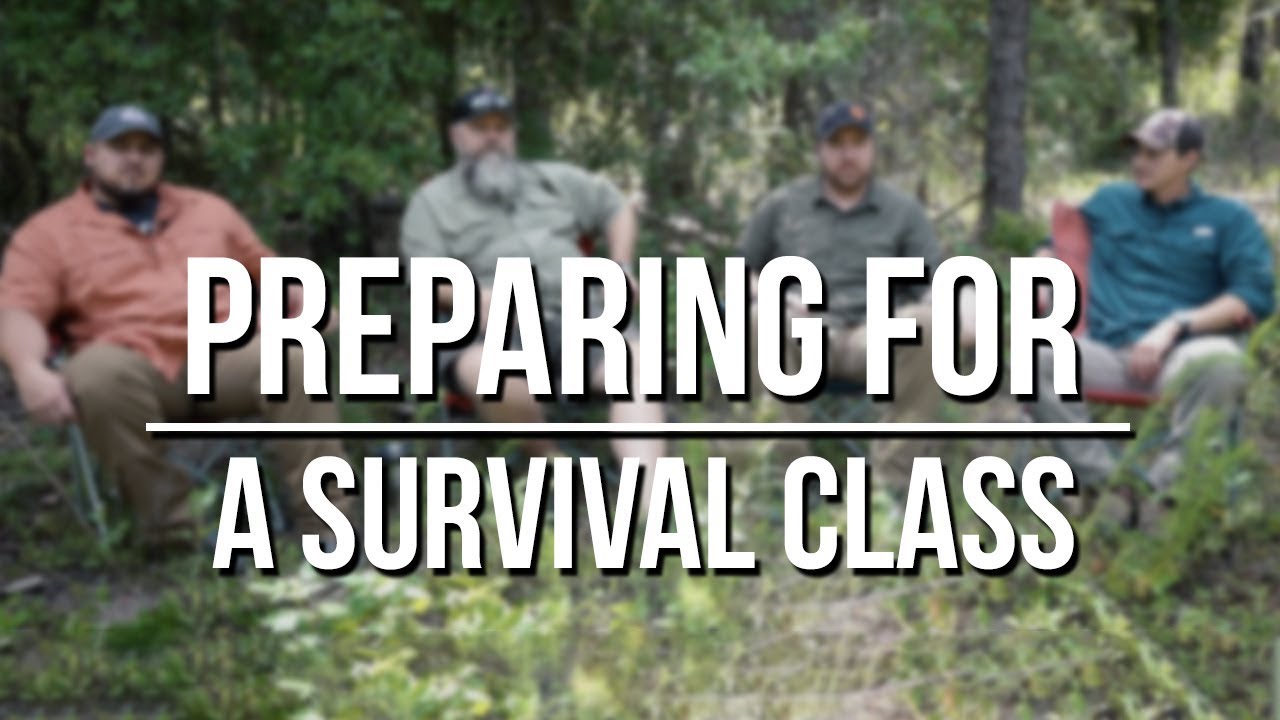 Survival Training Class Preparation - YouTube