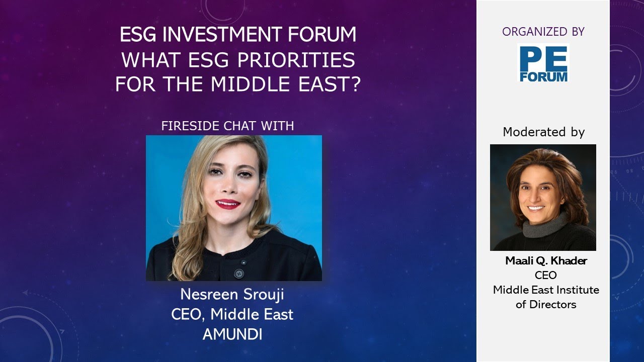 ESG INVESTMENT FORUM: FIRESIDE CHAT WITH NESREEN SROUJI - YouTube
