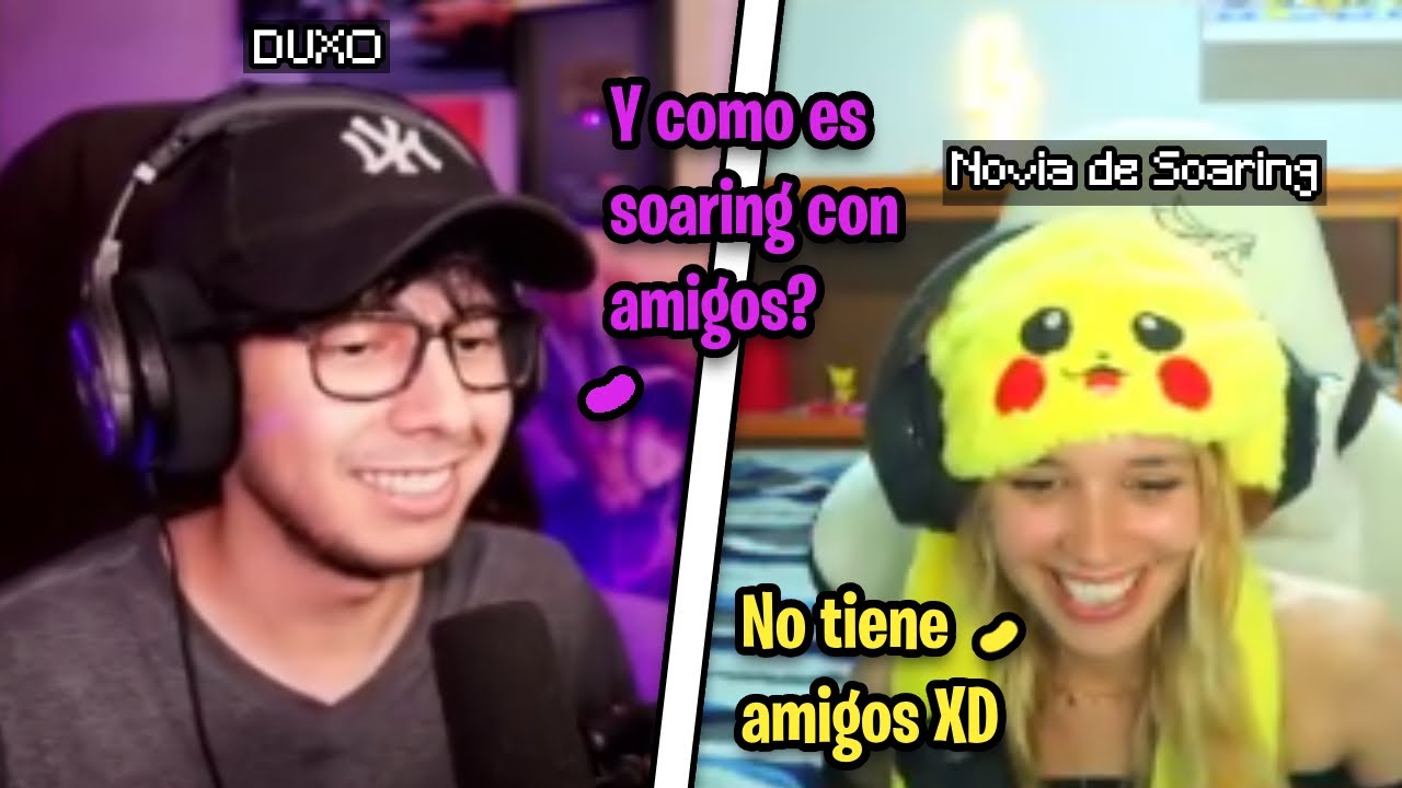 Duxo habla con la novia de soaring - YouTube