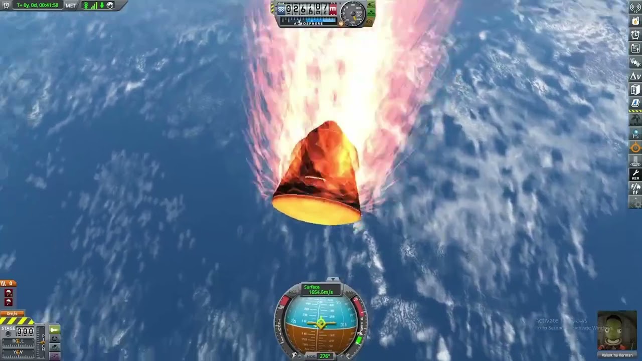 Re-entry - a (very amateur) KSP Cinimatic - YouTube