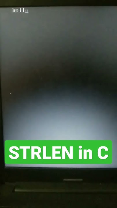 STRLEN in C programming ️#cprogramming #shorts #bca #firstshortvideo #coding #bcaprojects - YouTube