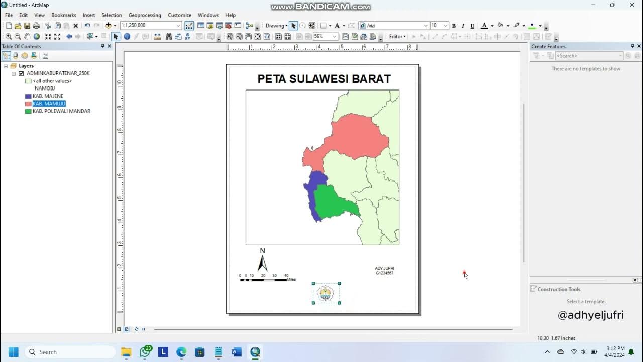 Tutorial Praktikum Dasar-Dasar Pemetaan Menggunakan Arcgis - YouTube