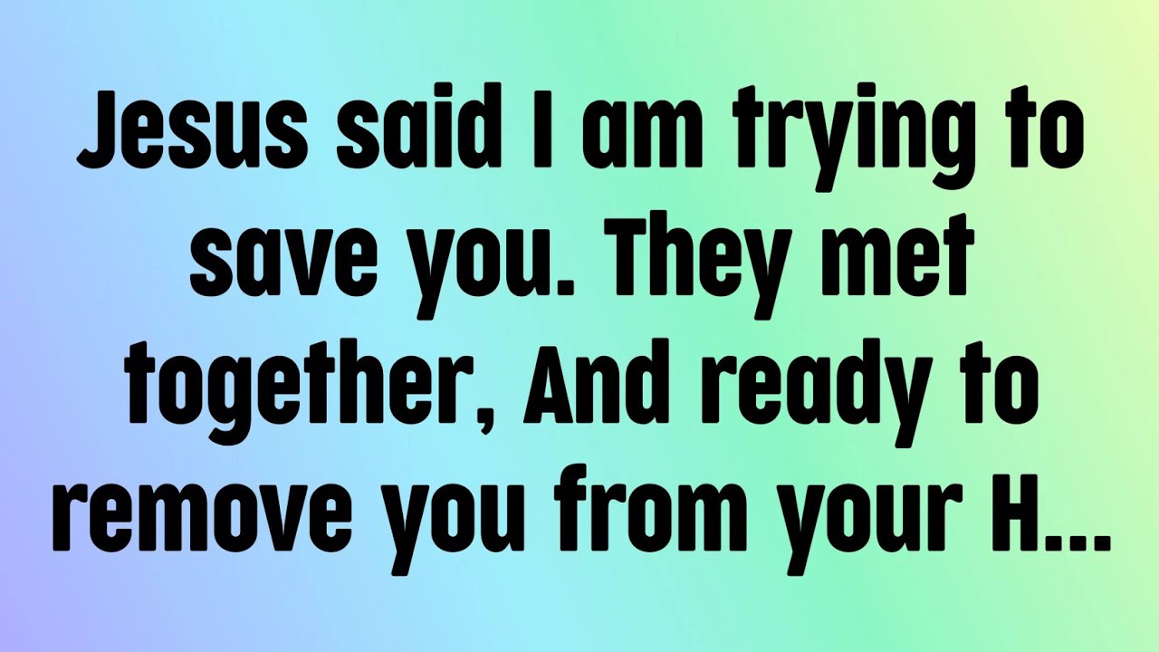 🌈Jesus said I am trying to save you. They met together, And ready to ...
