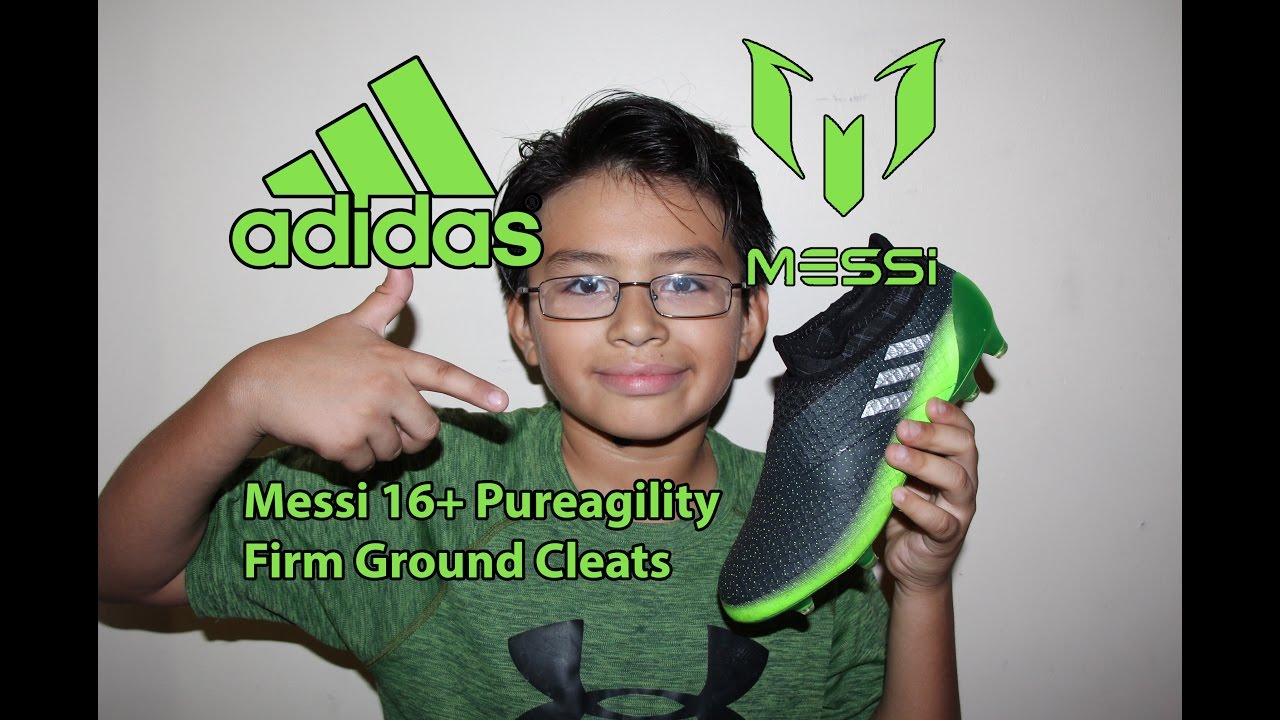 Unboxing of Messi 16+ Pureagility Firm Ground Cleats NEW Neon Green ...