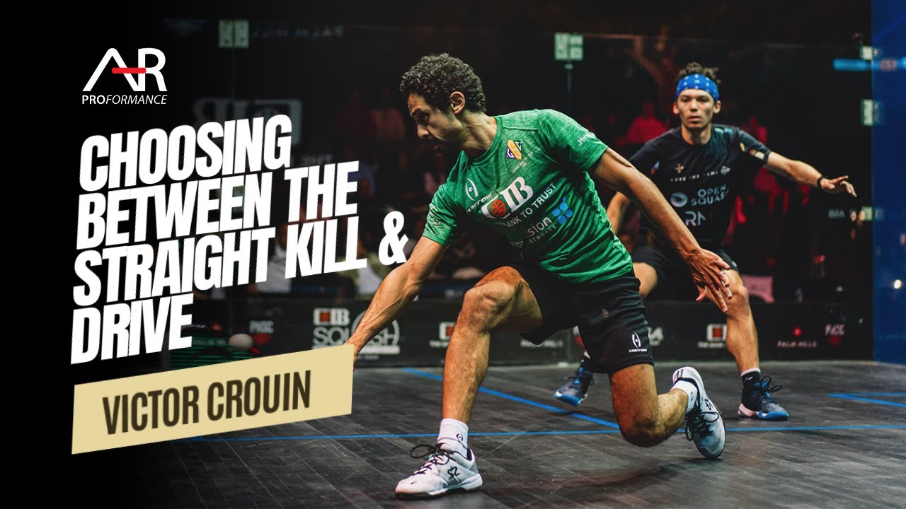 PSA Squash: Choosing Between The Straight Kill & Drive With Victor ...