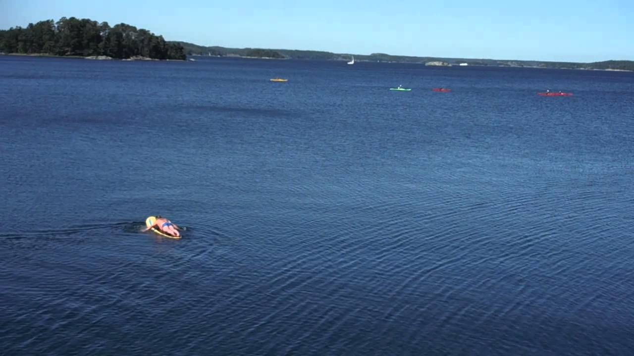 PADDLE BOARDING IN SWEDEN - YouTube