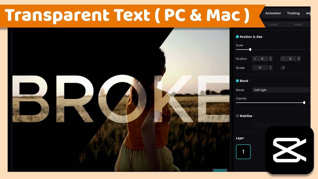 Create Transparent Text CapCut PC Tutorial YouTube Create Transparent Text CapCut PC Tutorial YouTube