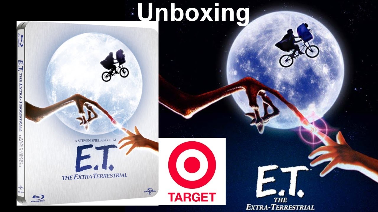 E.T. The Extra-Terrestrial Target Exclusive Blu-ray Steelbook Unboxing ...