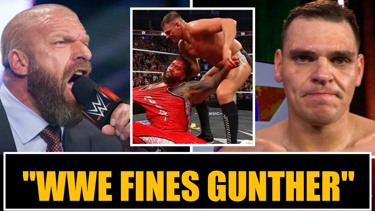 WWE FINE GUNTHER AFTET CONTROVERSIAL ATTACK ON JIMMY USO - YouTube
