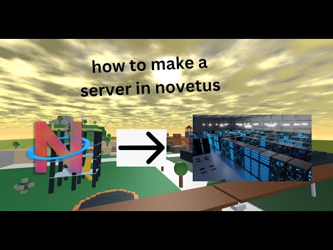 how to make a server in novetus easy (friends can join) - YouTube