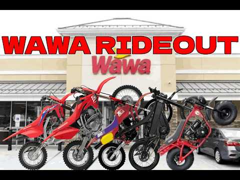 WAWA Rideout On CRF125FB, TALARIA XXX PRO, XR80, CRF150R, and B200R! (average day in Pennsylvania)