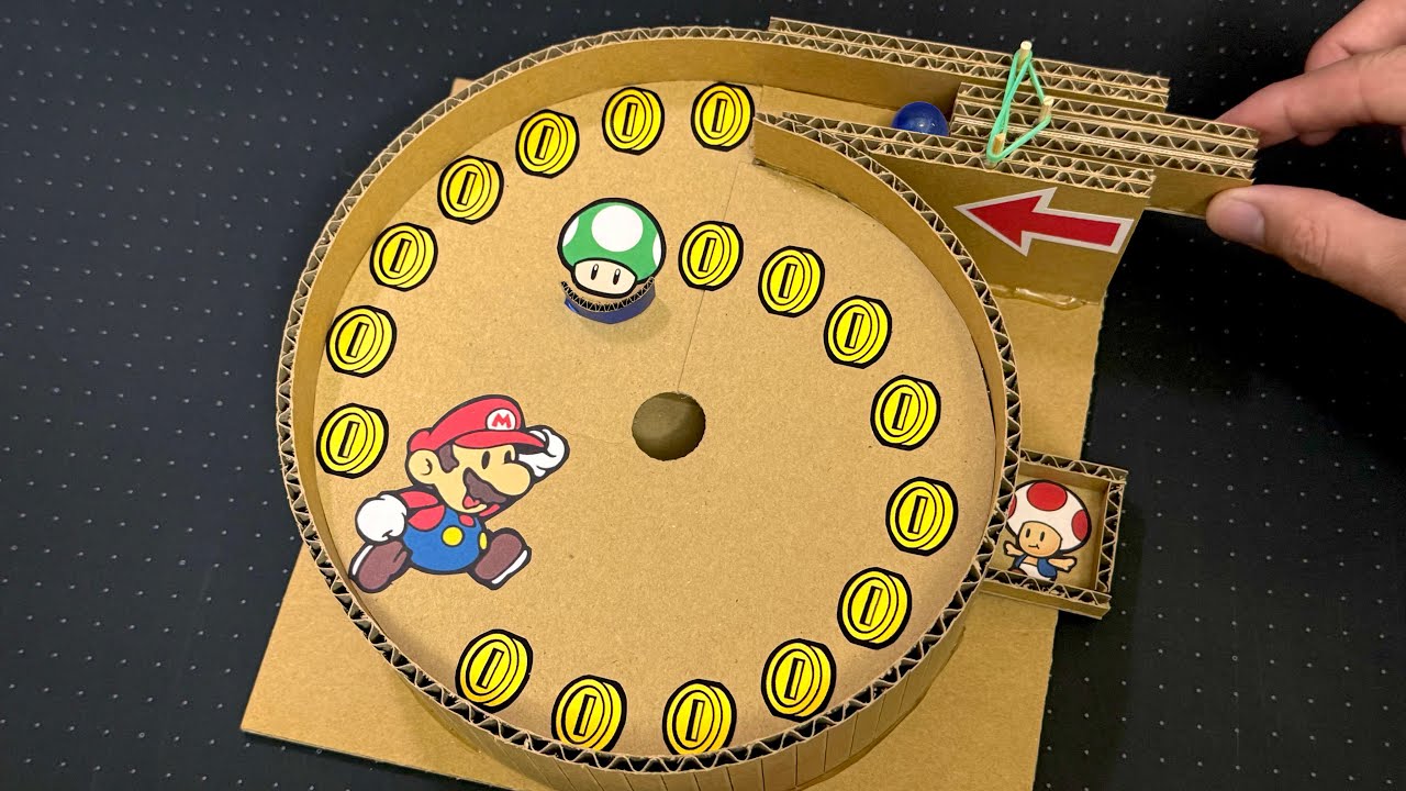Handmade Rolling Marble ball Target Game. Tutorial - YouTube