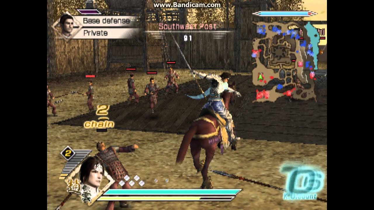 DYNASTY WARRIORS 6: Battle of Yi Ling Preventing the Fire attack on Shu ...