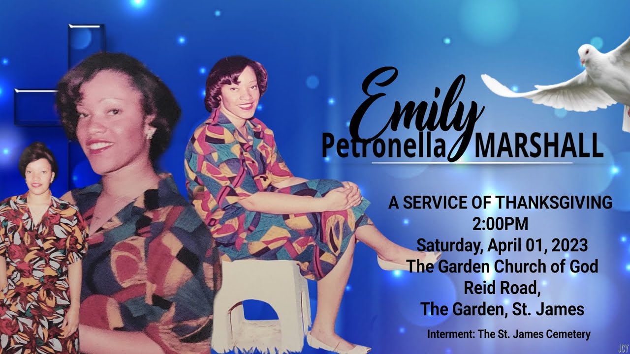 A Homegoing Service for the Life of Emily Marshall - YouTube