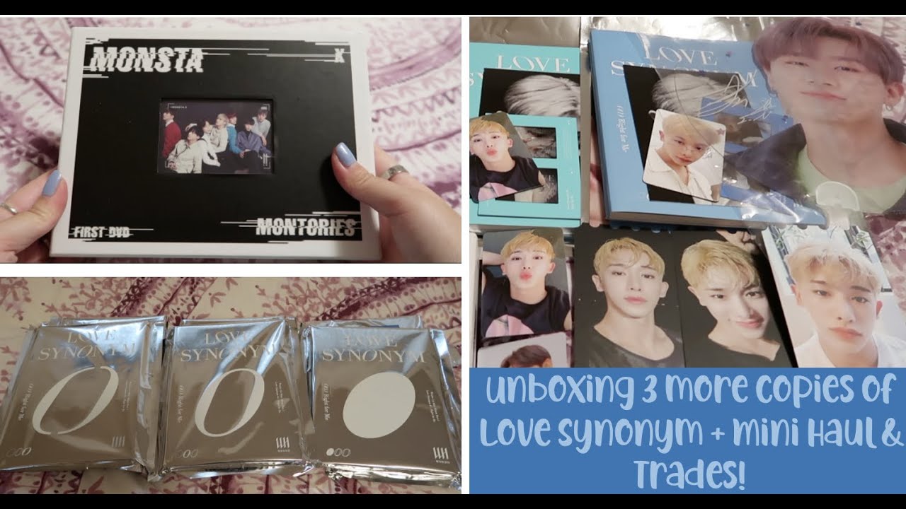 😳 Unboxing 3 more Wonho Love Synonym Albums from Gmarket + Mini Haul ...