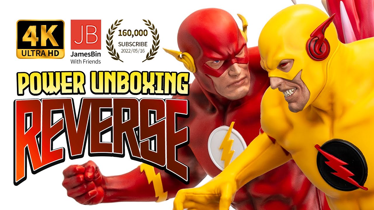 The Flash Statue & Reverse Flash Statue Unboxing & Review | XM Studios ...