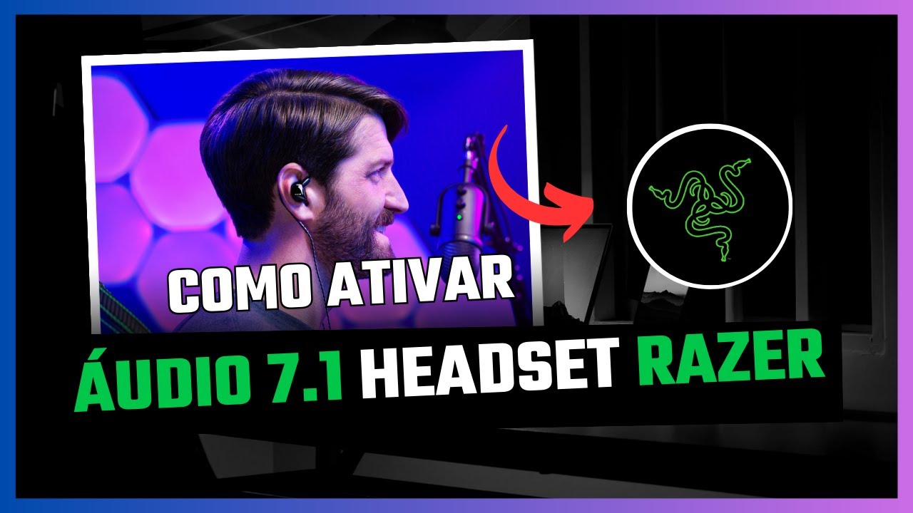 Como descobrir código e ativar áudio 7.1 Headset Razer - YouTube