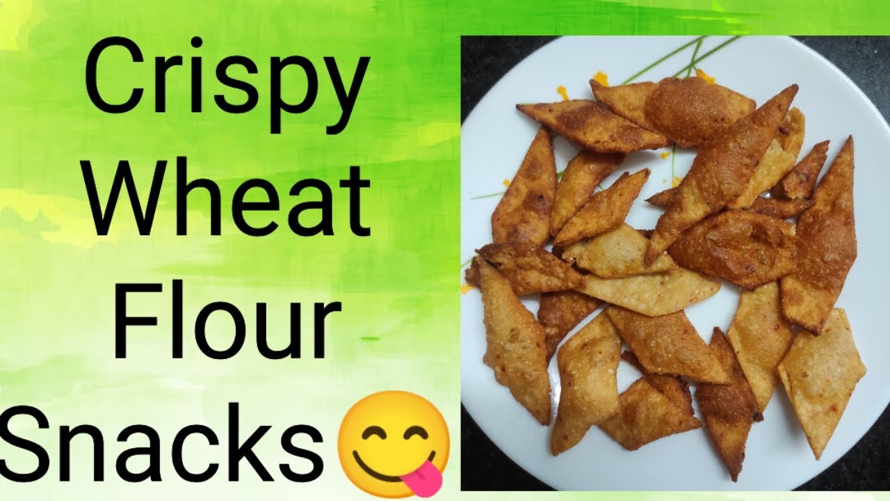 Crispy Wheat Flour Snacks 😋| Evening Snacks For Kids 😋 / Easy Tasty ...