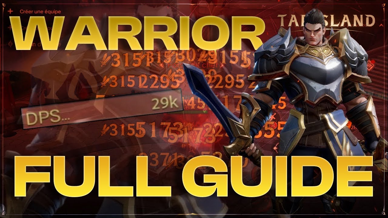 How to optimize Warrior DAMAGE | PVE - Stats & Stuff & stones & Rotation | Tarisland - YouTube