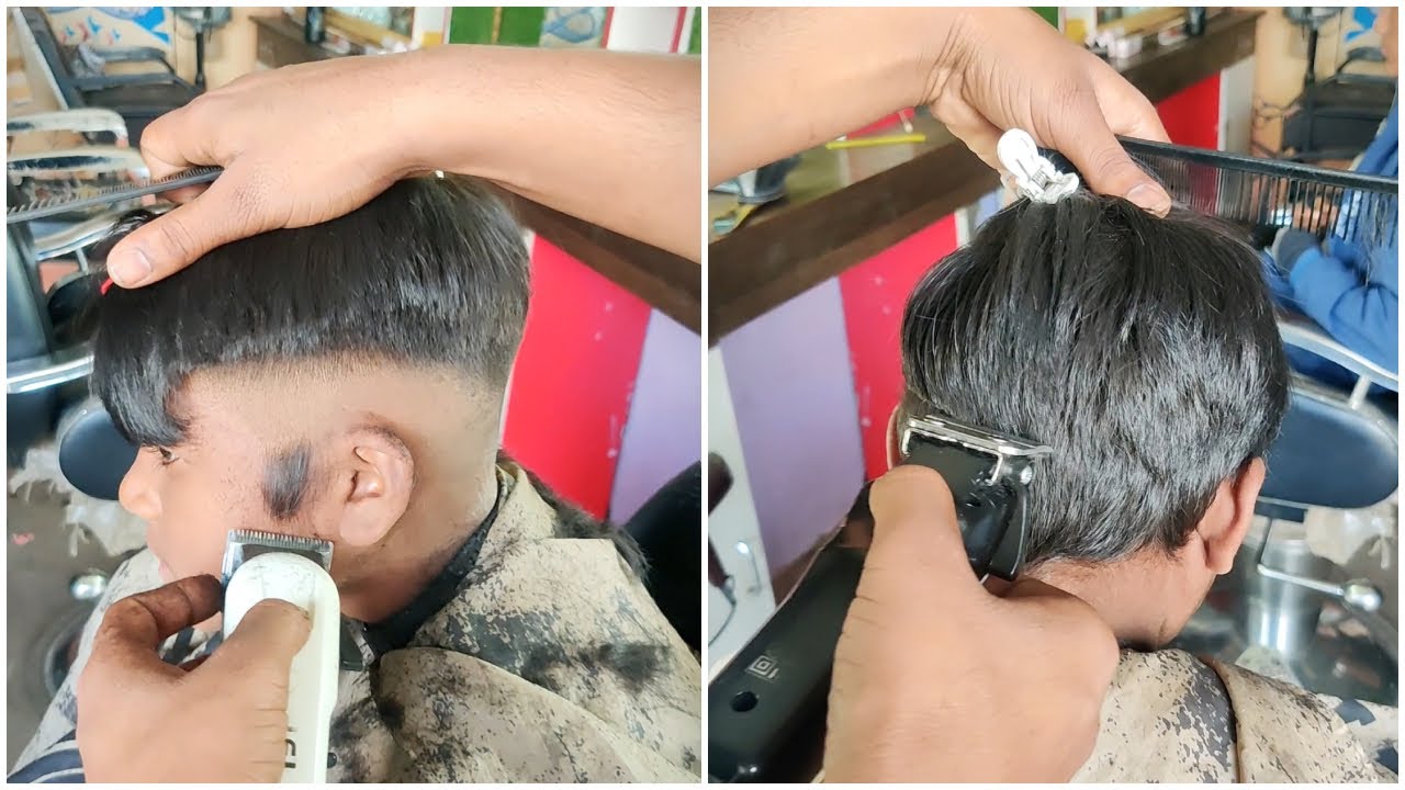 How To Men's Medium Scissor Haircut 2025 / High Fade Buzz Cut - YouTube