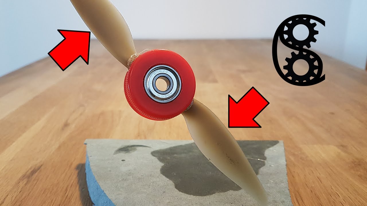 actually FLYING FIDGET SPINNER - How to - YouTube