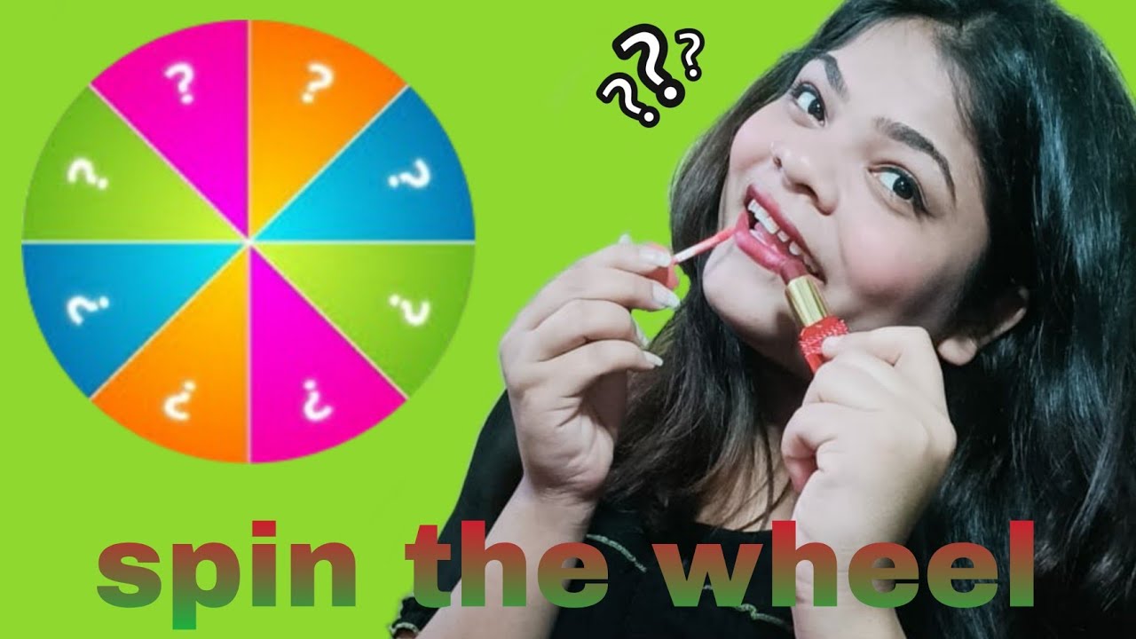 spin the wheel makeup challenge || #makeupchallenge - YouTube