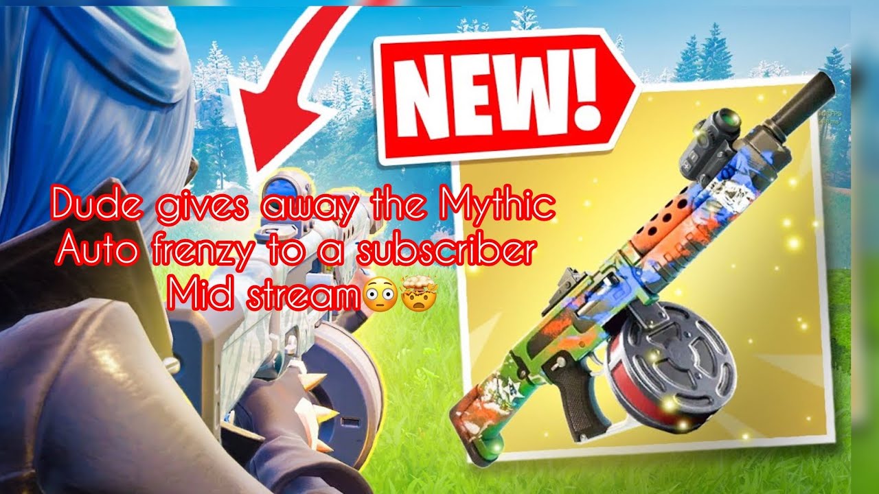 New subscriber gets a mythic shotgun playing Reload!! Must see! - YouTube