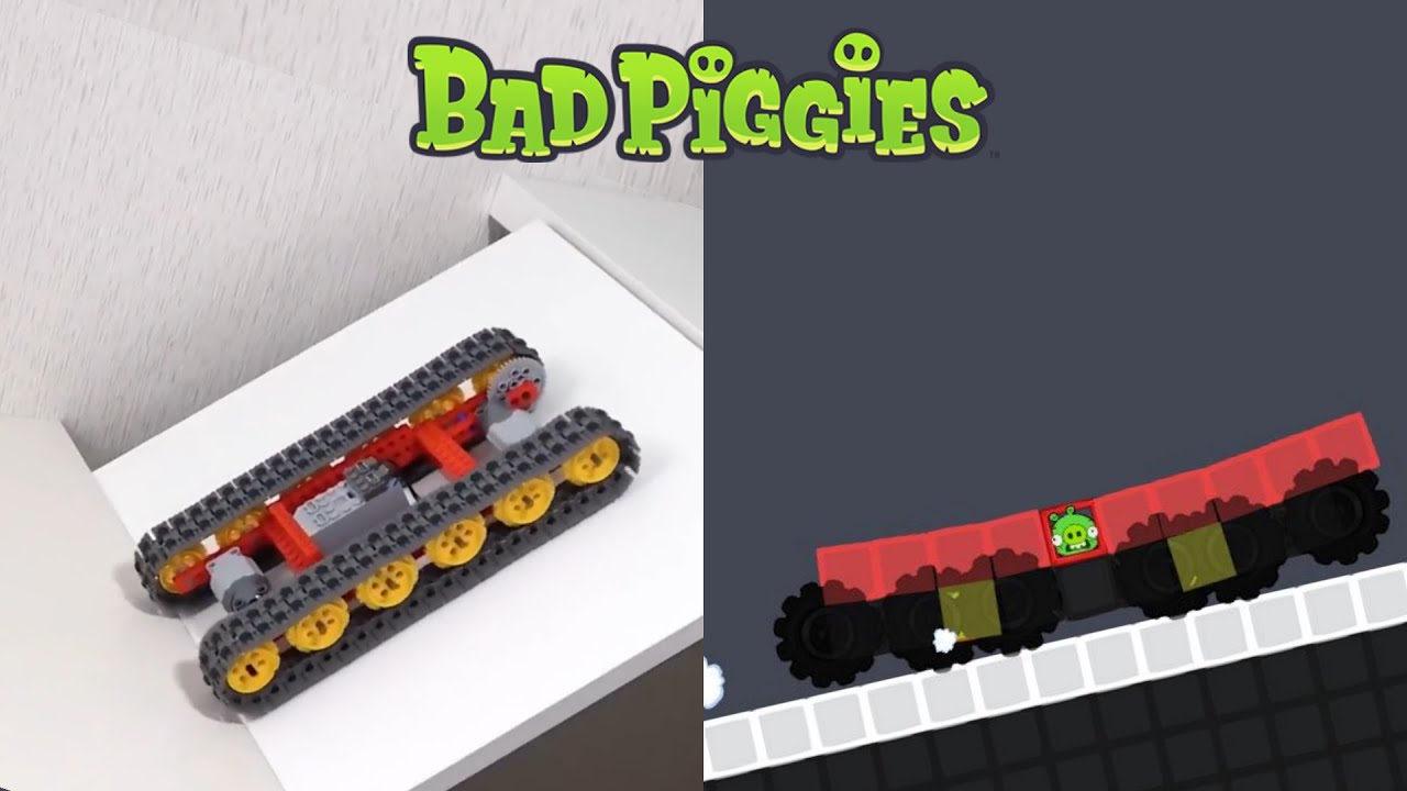 Bad Piggies vs Lego Vehicles Part 10 - YouTube