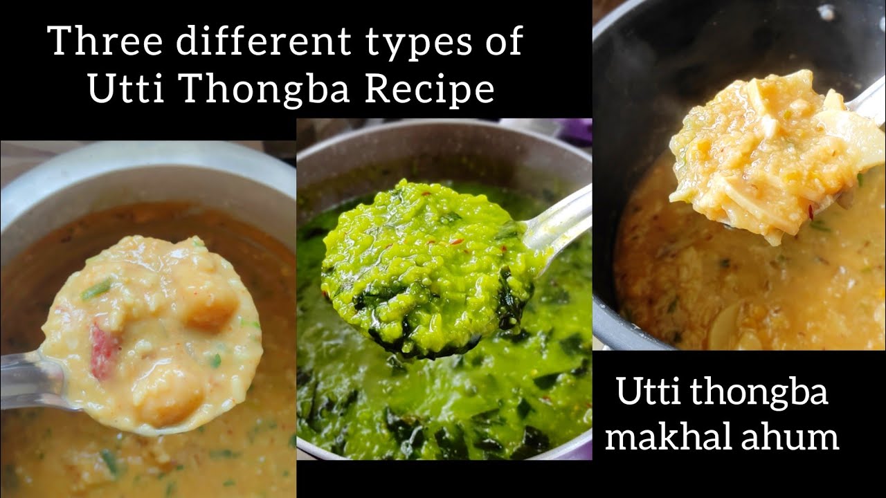 Utti Thongba Recipe /Three Different Types of Utti Thongba - YouTube