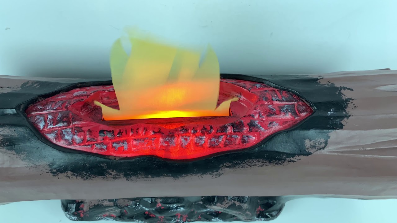 Campfire Kids Indoor Campfire Log Air Blown Fake Flame - YouTube