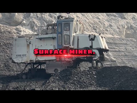 Surface Miner:A advanced coal cutting machine of coal mine industry # ...