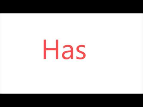 How to Pronounce Has - YouTube