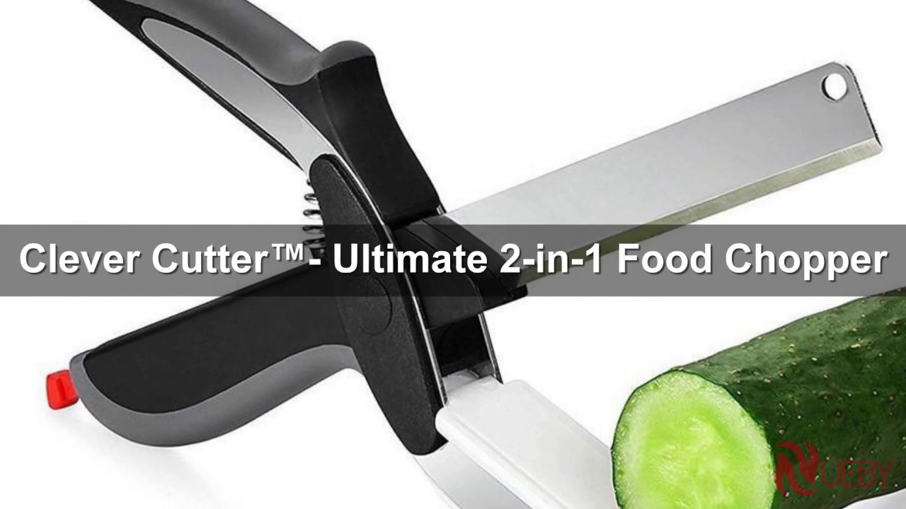 Clever Cutter™- Ultimate 2-in-1 Food Chopper - YouTube