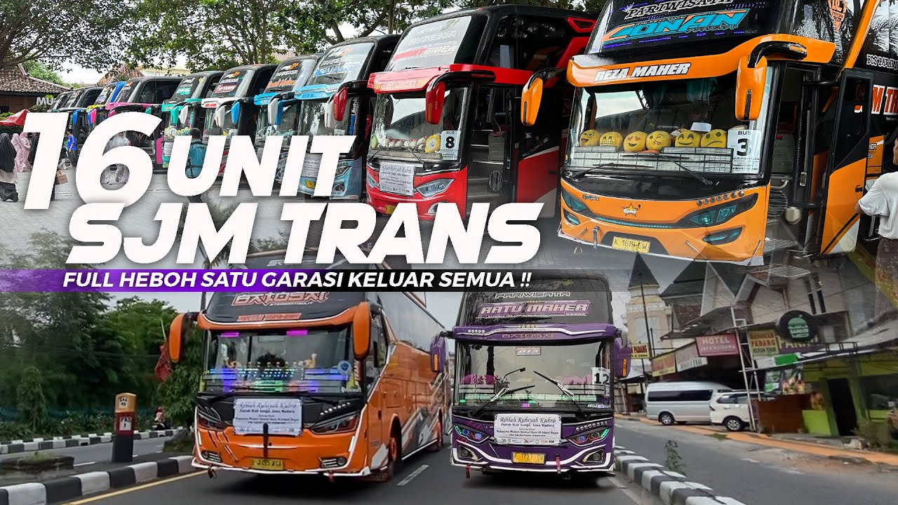 [ FULL SQUAD SJM TRANS HEBOHKAN JOGJA ! ] SATU GARASI JALAN BARENG ...