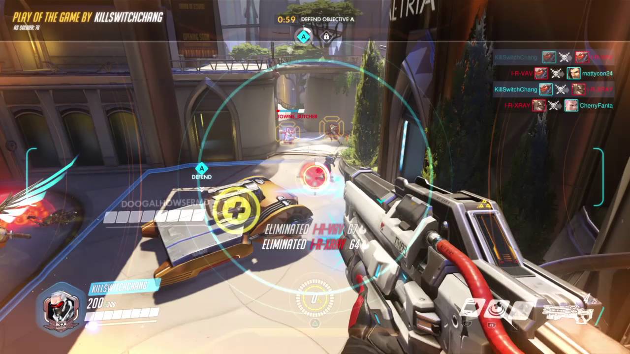 Overwatch gameplay. Just another day at the shooting range - YouTube