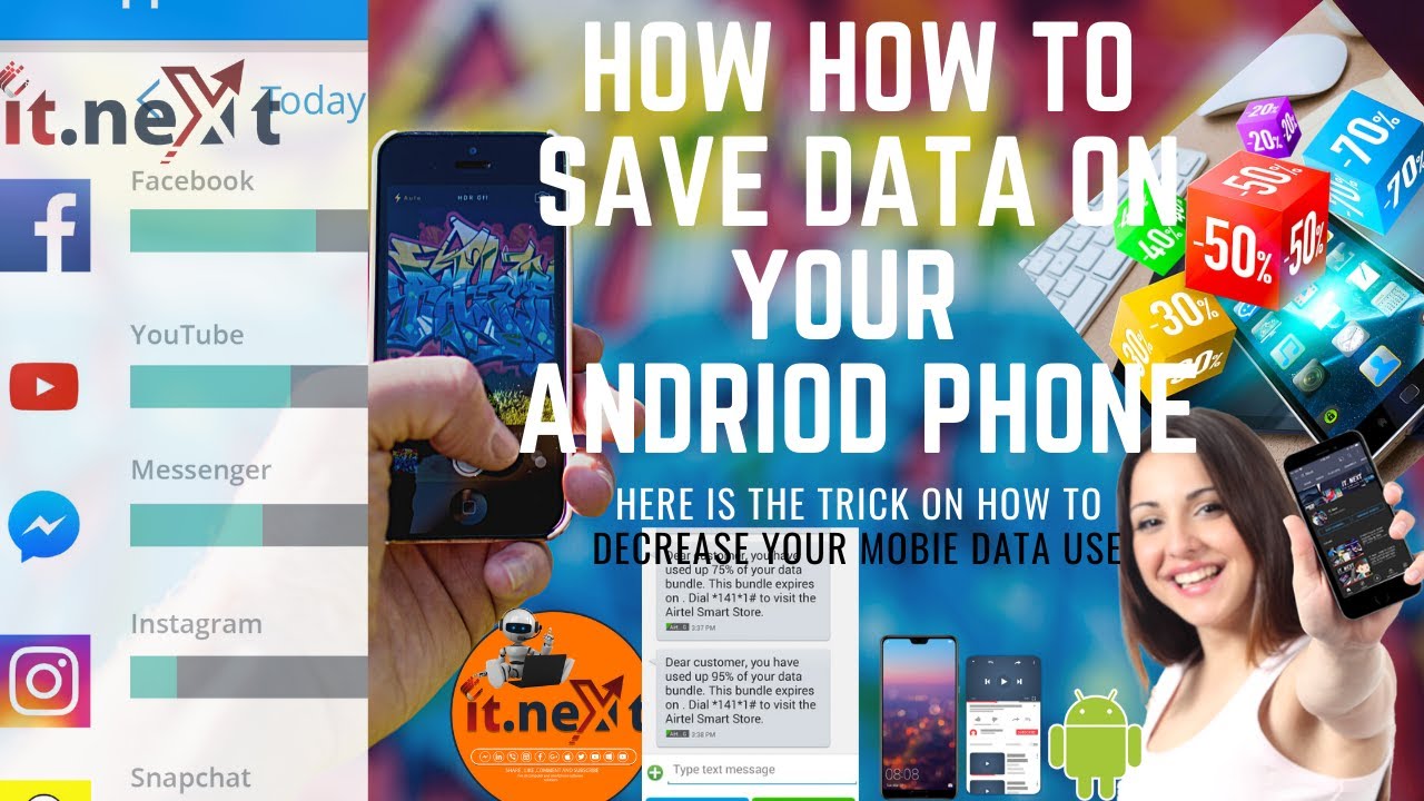How to Decrease or reduce data usage on android phone 2021 | IT NEXT ...