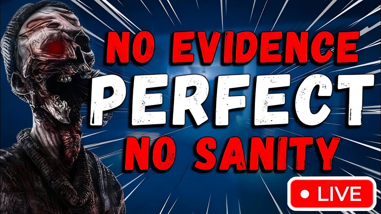 PERFECT RUN 👻 NO EVIDENCE PHASMOPHOBIA • PRESTIGE 9 • LIVE 🔴 - YouTube