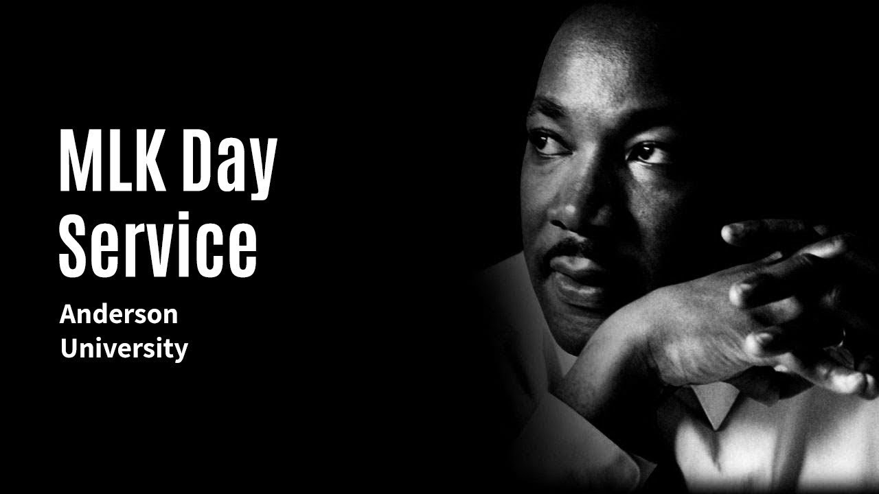MLK Day Worship Service - Anderson University, SC - YouTube