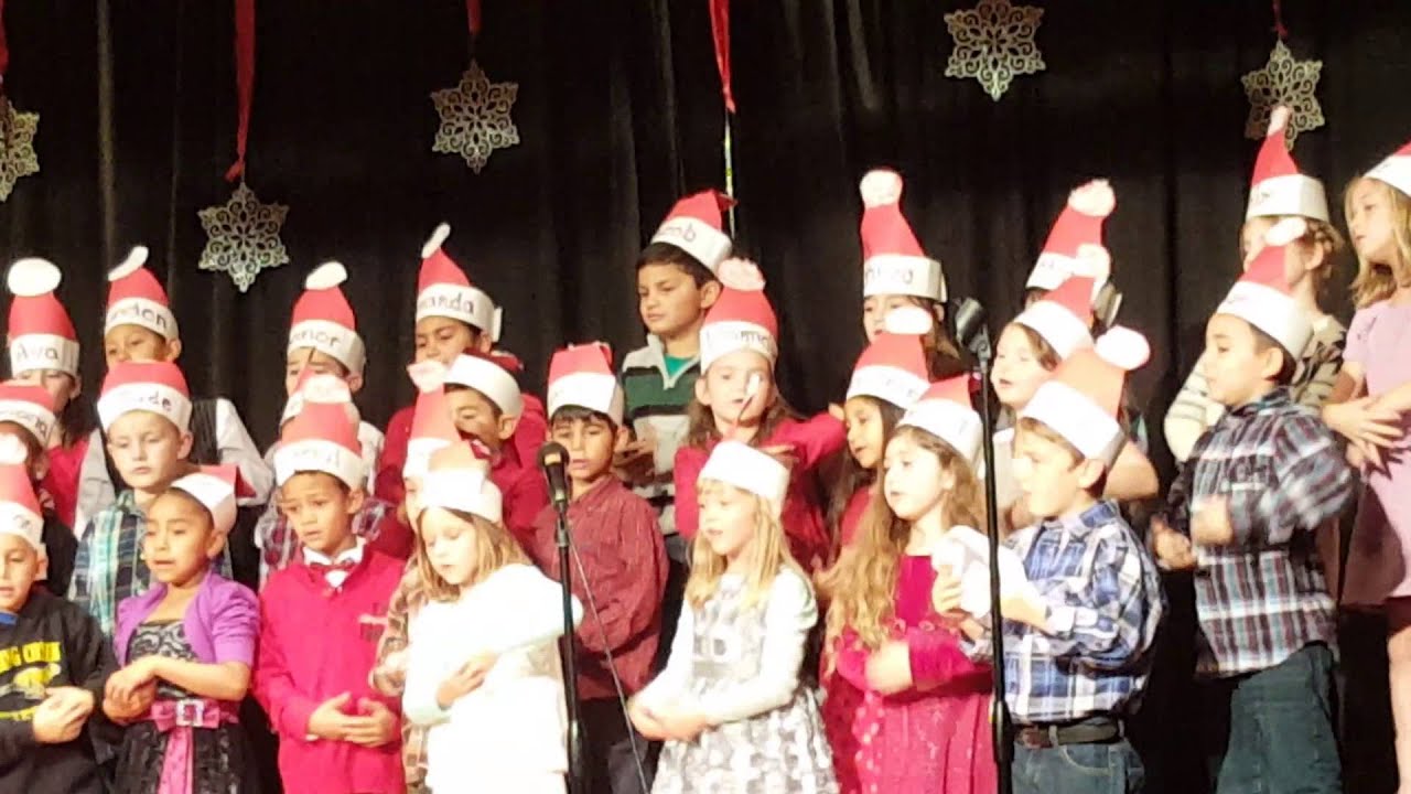 1st graders Winter program - YouTube
