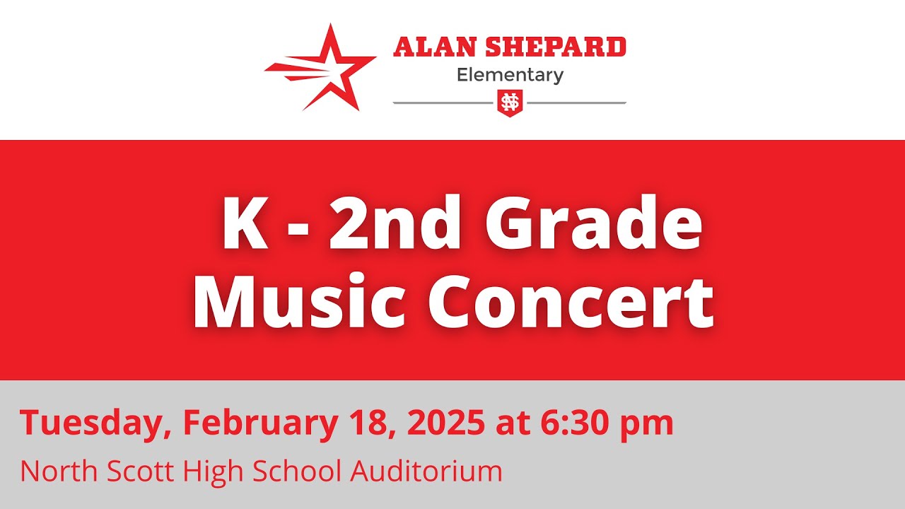 Alan Shepard Elementary K - 2nd Grade Music Concert 2025 - YouTube