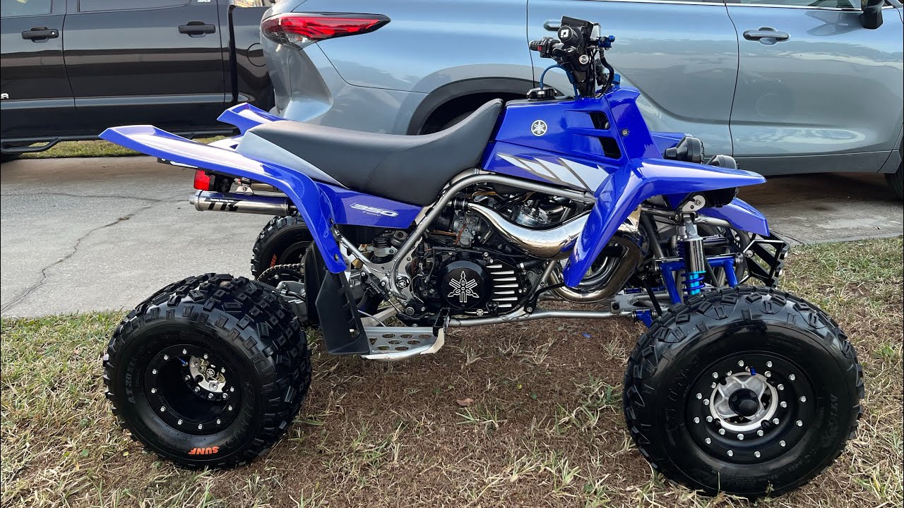 Yamaha Banshee Toomey T5 exhaust sound - YouTube
