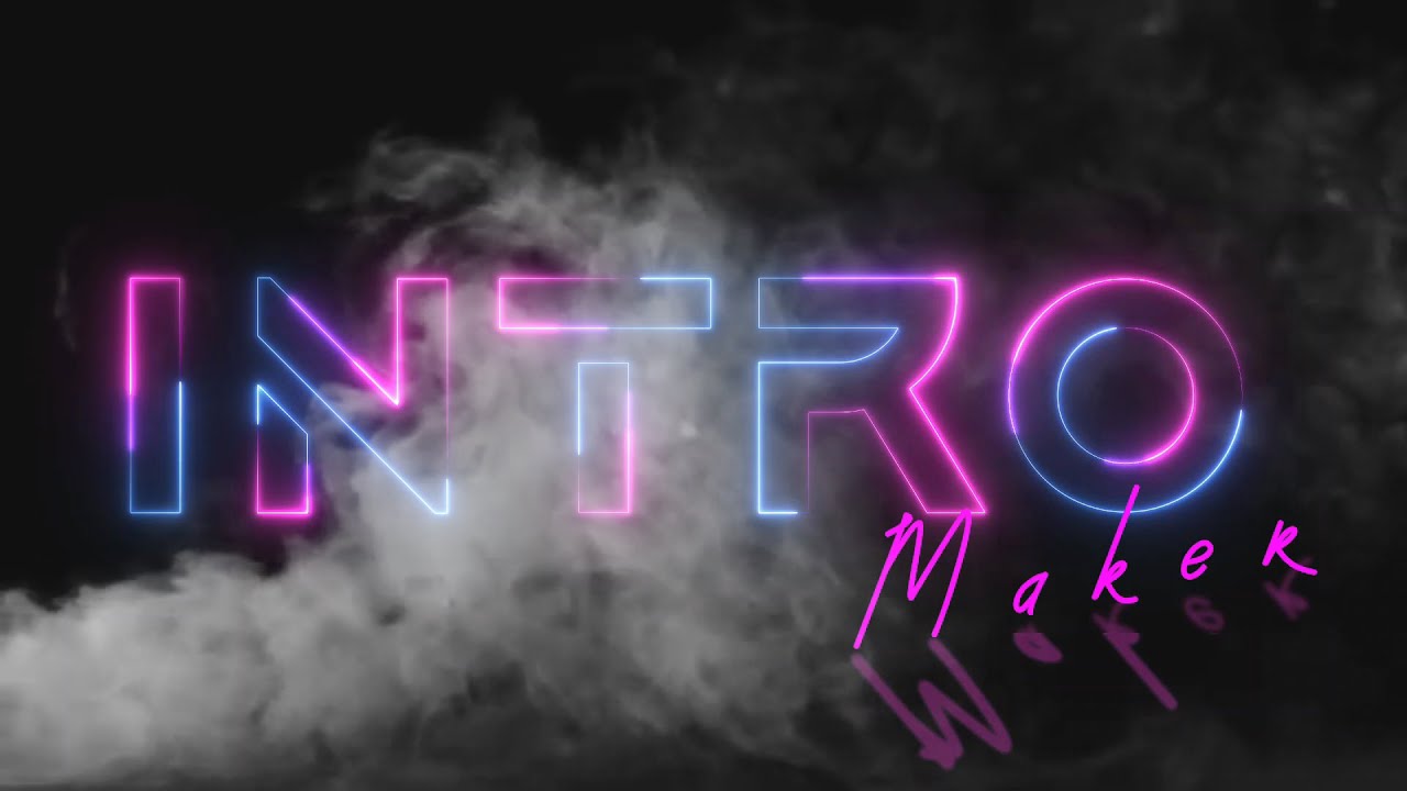 Neon Effect Intro | SET 3 | INTRO FOR YOUTUBE | Filmora 9 - YouTube