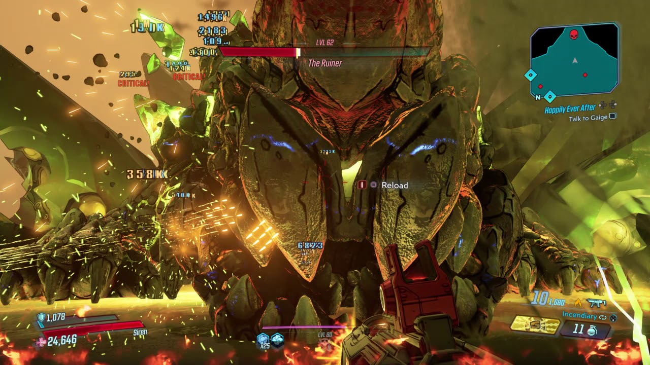 Borderlands® 3: Quick & Easy Kill on Ruiner (Amara with Flipper) - YouTube