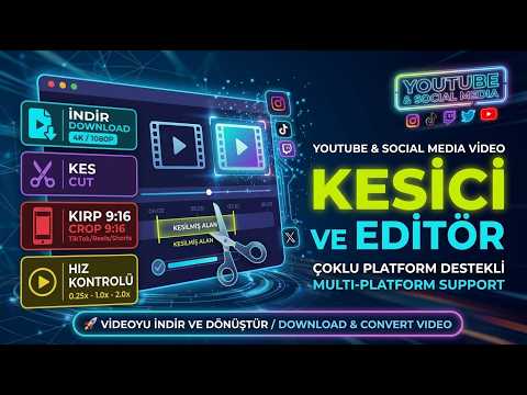 En İyi Ücretsiz Video İndirme ve Kesme Programı (YouTube, Insta, TikTok, Twitch, Twitter)