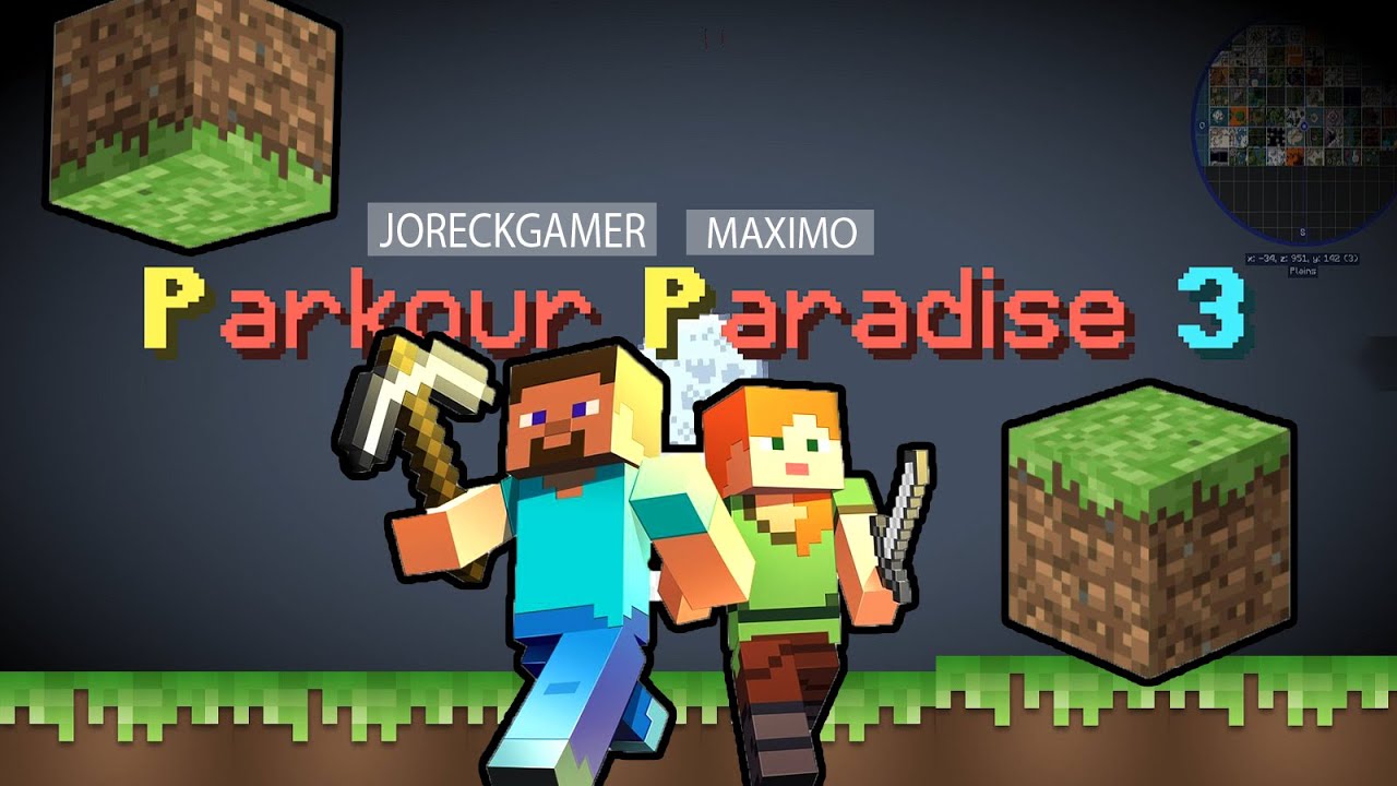 ¡carrera De Parkour Extremo Minecraft Edicion 100 Niveles Cada