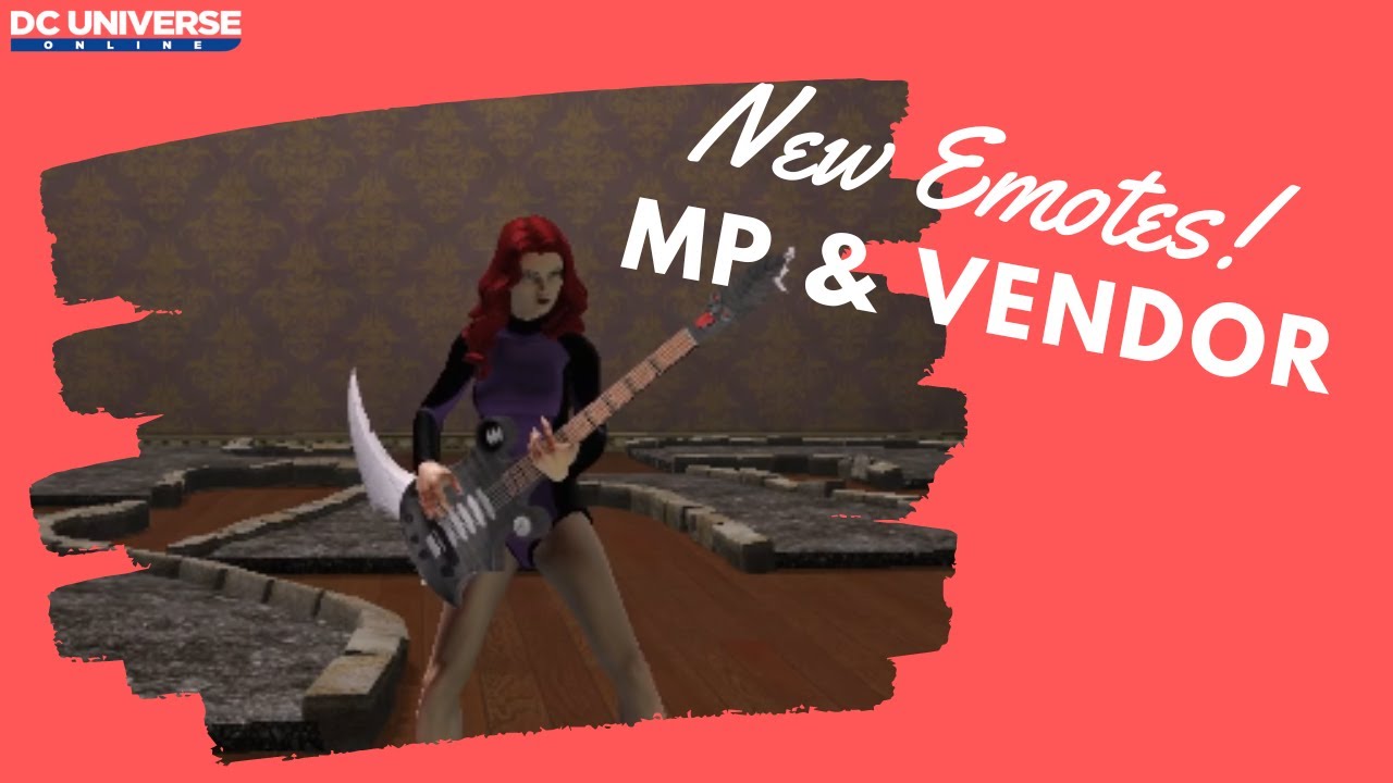 DCUO Test Server: All New Emotes + Vendor Breakdown! - YouTube