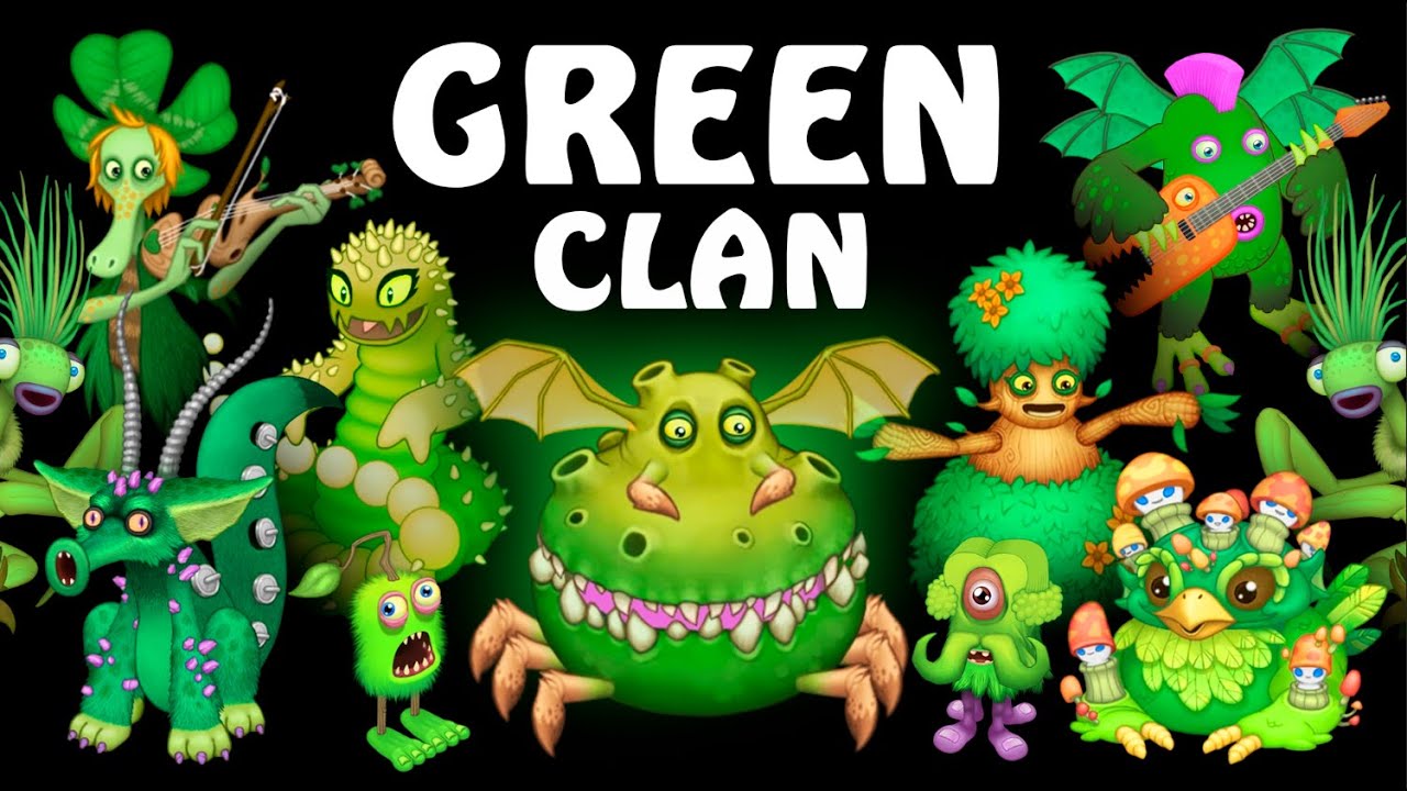 All Green Monsters - My Singing Monsters (Sounds & Animations) +60 ...