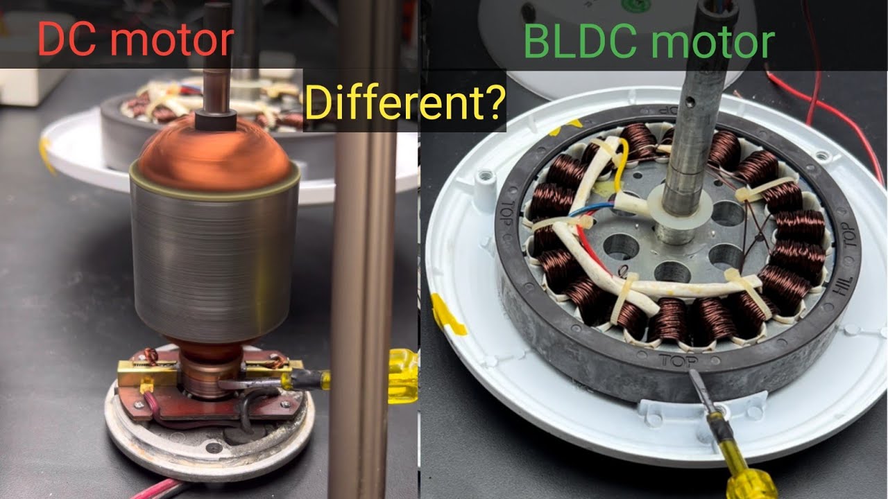 DC motor BLDC motor Working and different? - YouTube