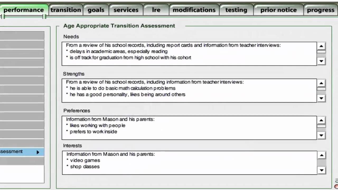 Age Appropriate Transition Assessment - YouTube
