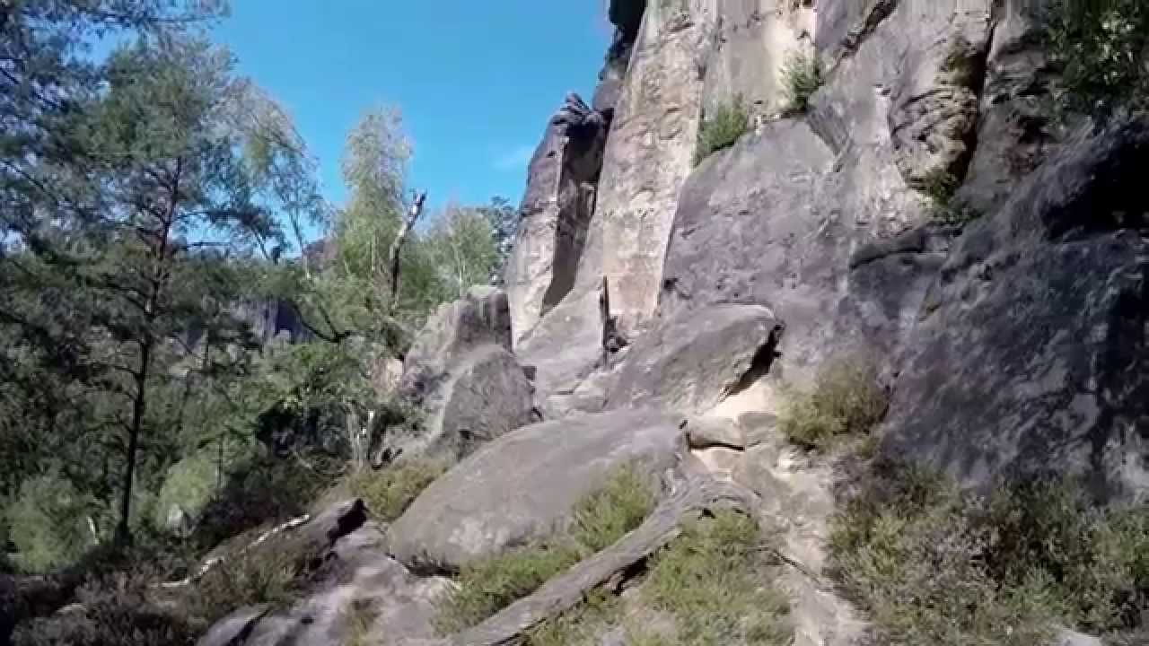 Wandern um Schmilka in der sächsischen Schweiz - YouTube
